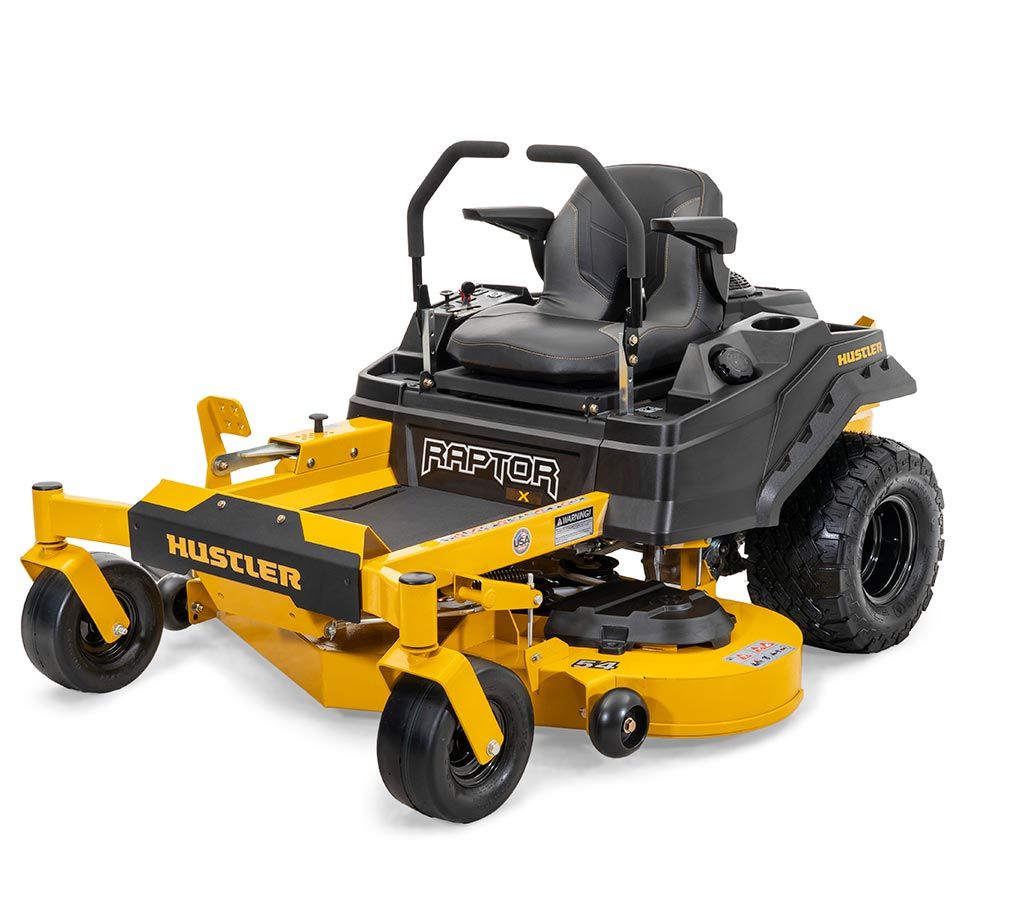 Hustler Raptor X Zero Turn Mowers – Rosebud Mowers & Chainsaws